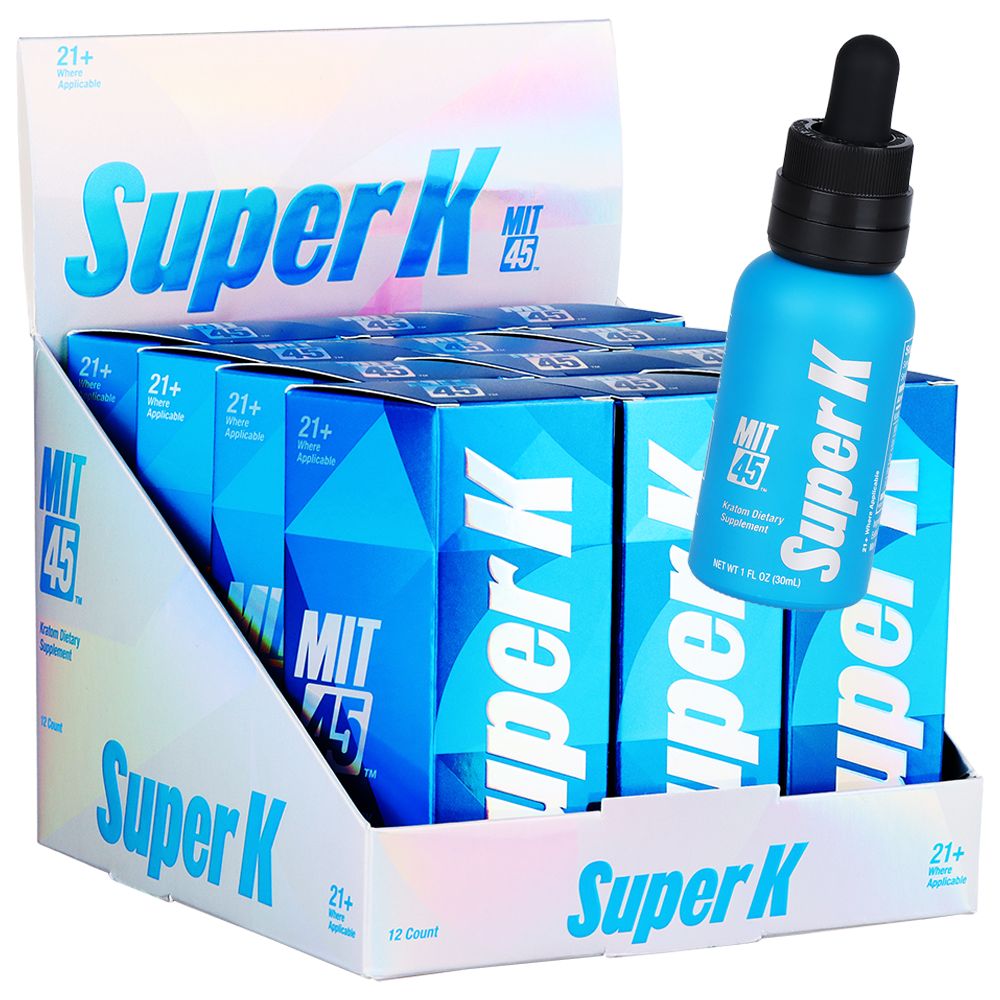 12CT DISPLAY - MIT45 Super K Kratom Shot - 150mg / 30ml – OnlyClouds ...